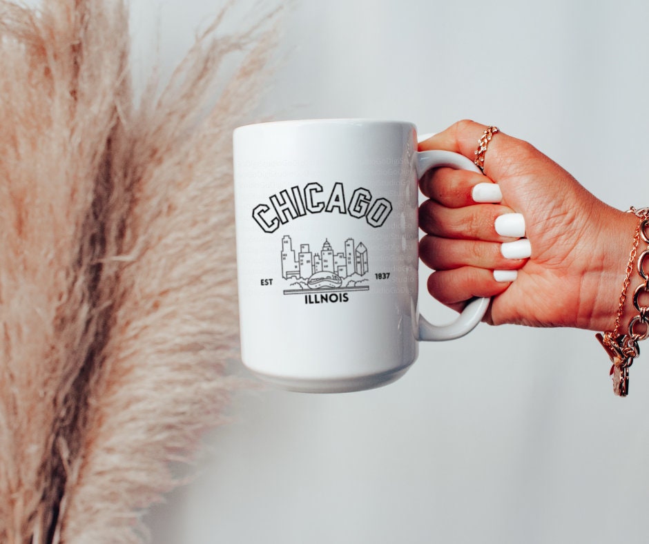 Chicago Svg Chicago Silhouette Chicago City Svg Chicago - Etsy