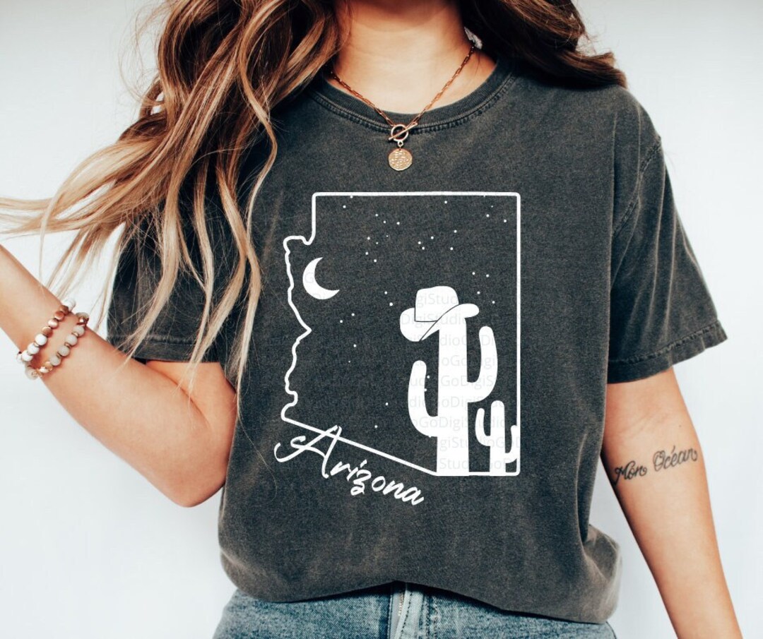 Arizona Svg Png and Cut Files for Cricut, Desert Vibes Svg, Western Svg ...
