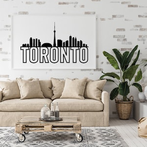 Toronto Svg Png and Cut Files for Cricut, Toronto Skyline Svg, Toronto ...