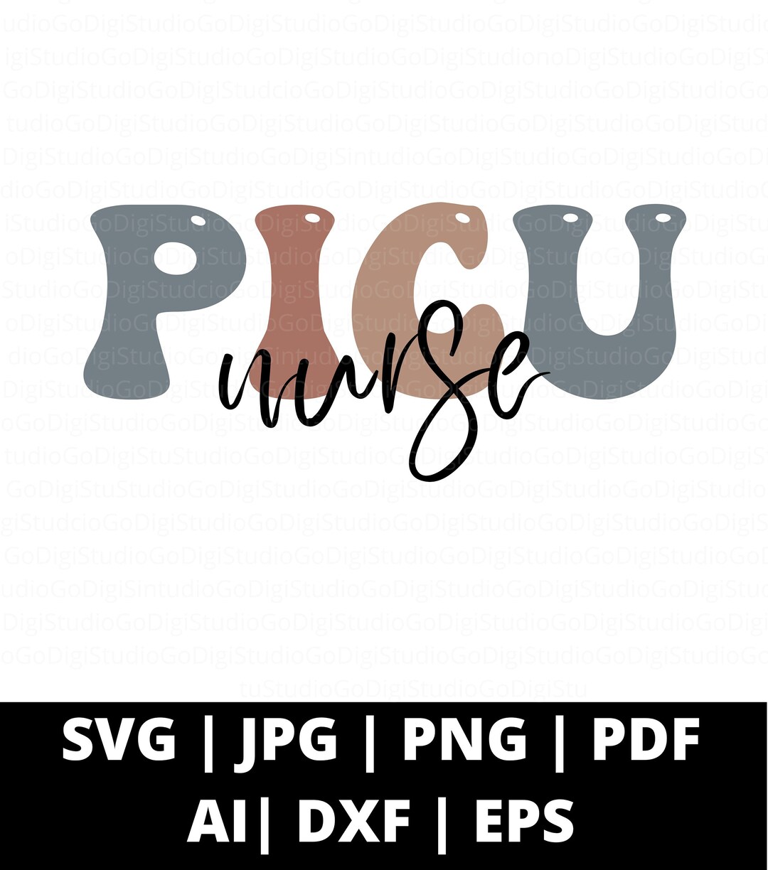PICU Svg PICU Png PICU Nurse Svg, Pediatric Intensive Care Unit Nurse ...