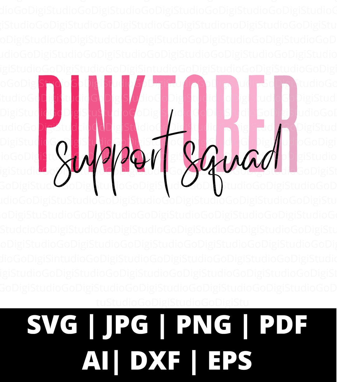 Pinktober Svg Pinktober Png, in October We Wear Pink Svg, Breast Cancer ...