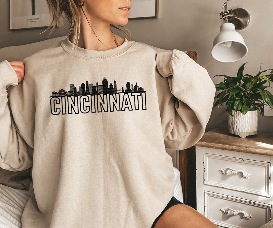 Cincinnati Svg Png and Cut Files for Cricut, Cincinnati Skyline Svg ...