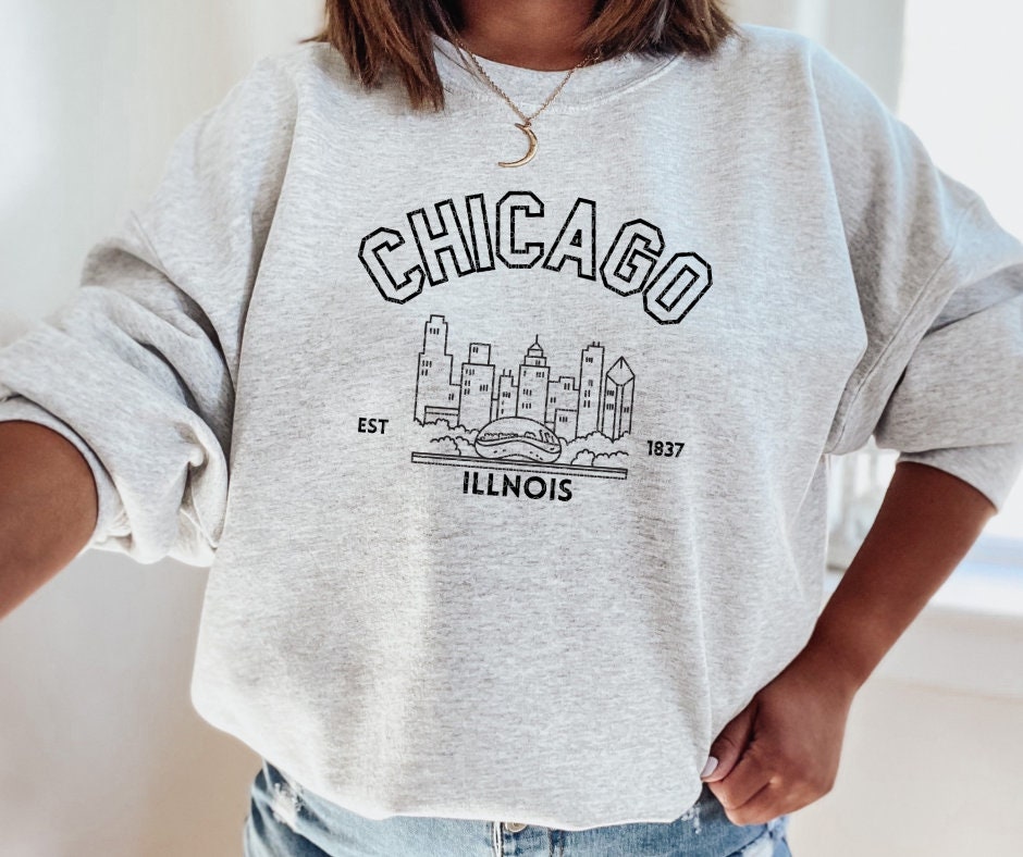 Chicago Svg Chicago Silhouette Chicago City Svg Chicago - Etsy