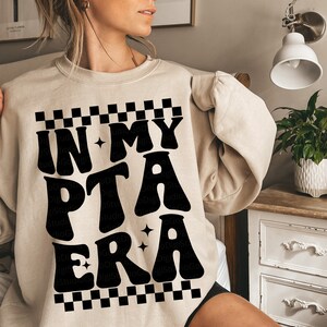 In My PTA Era Svg, Retro PTA Mom Png, Checkered PTA Sublimation, Pta ...