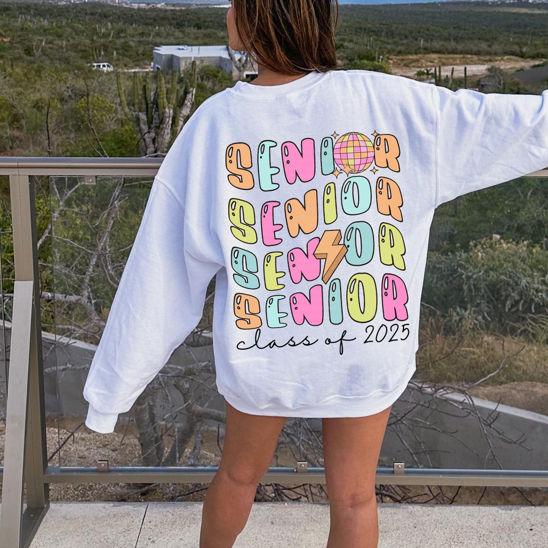 Retro Senior PNG, Trendy Senior 25 PNG, Senior Class of 2025 ...