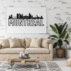 Montreal Svg Png and Cut Files for Cricut, Montreal Skyline Svg ...