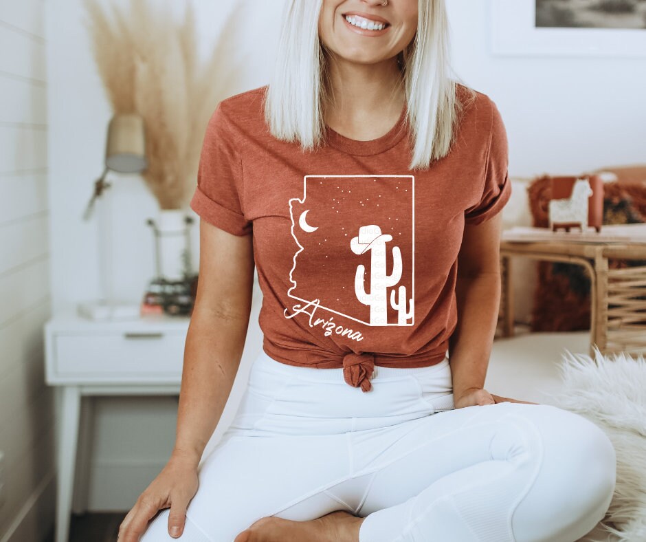 Arizona Svg Png and Cut Files for Cricut, Desert Vibes Svg, Western Svg ...