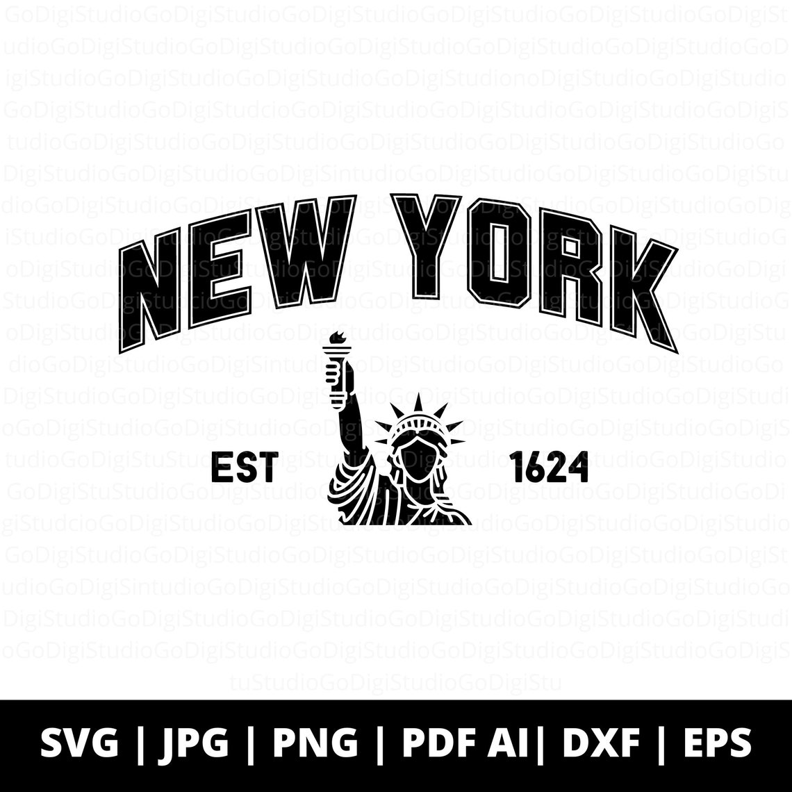 New York Svg, New York Silhouette, New York City Svg, NYC Svg, NY Svg ...