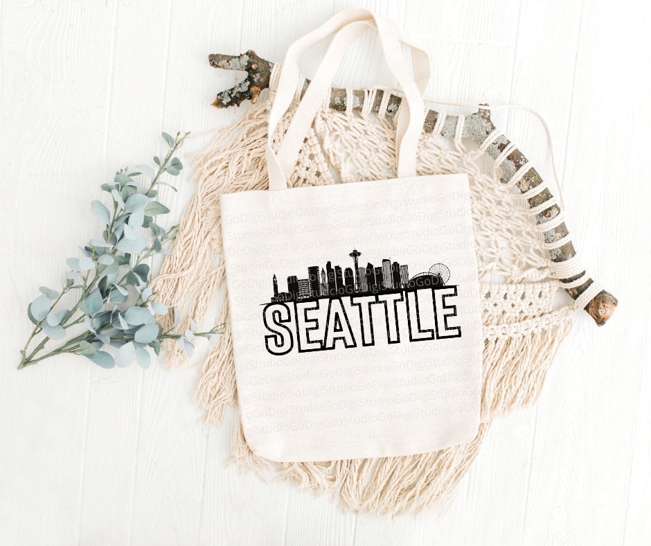 Seattle Svg, Seattle Skyline Svg, Washington Svg, Seattle Gift Svg ...