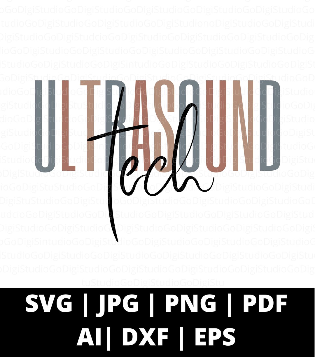 Ultrasound Tech Svg, Sonographer Svg, Sonography Shirt Svg, Ultrasound ...