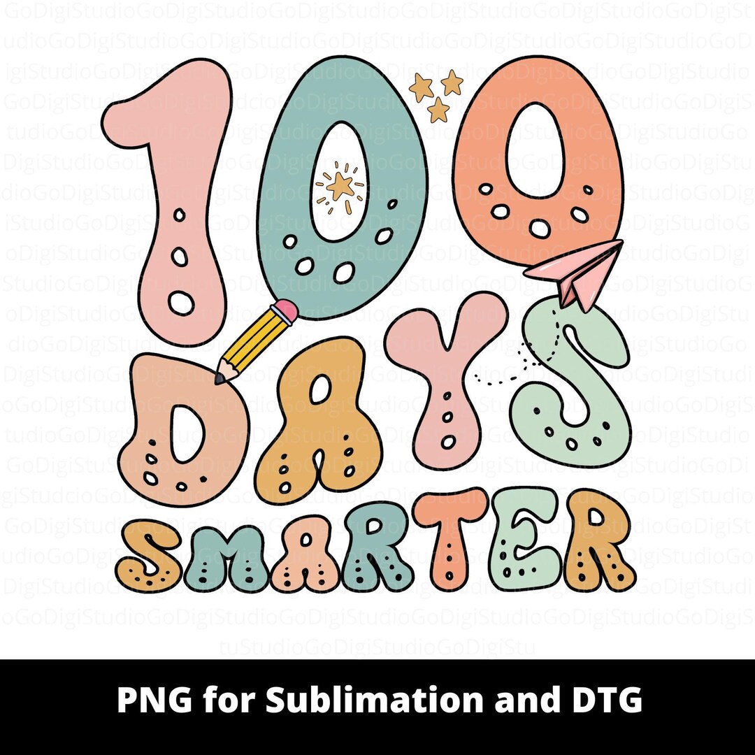 100 Days of School PNG, Teacher Life PNG, Kids PNG, Happy 100 of School ...