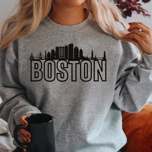 Boston Svg, Boston Silhouette, Boston Png, Boston Skyline Vector ...