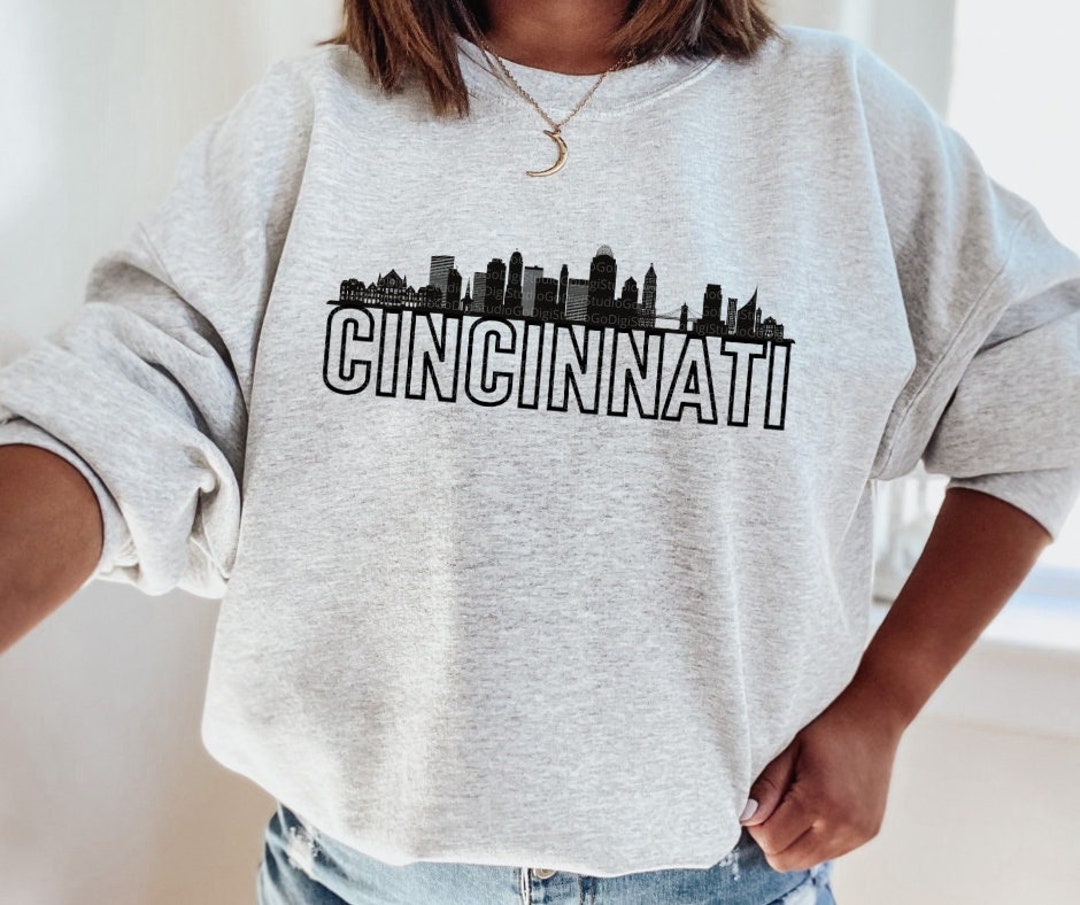 Cincinnati Svg Png and Cut Files for Cricut, Cincinnati Skyline Svg ...