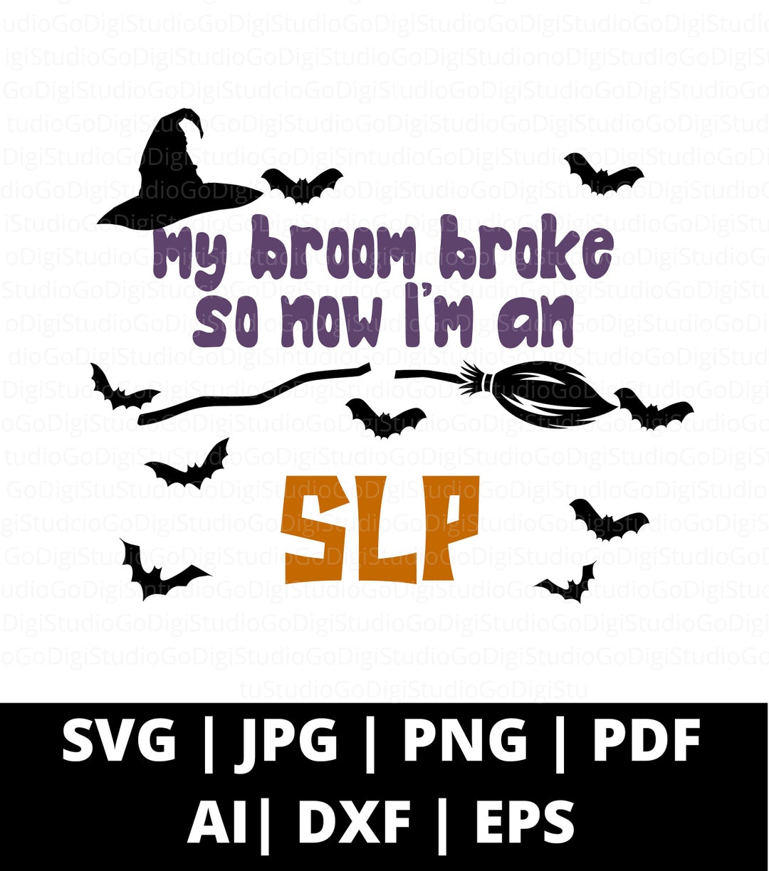 SLP Halloween Svg SLP Svg Slp Halloween Shirt Svg SLP - Etsy