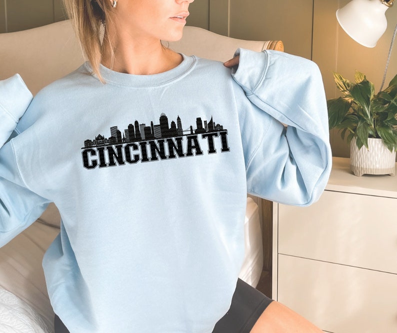 Cincinnati Svg Png and Cut Files for Cricut, Cincinnati Skyline Svg ...