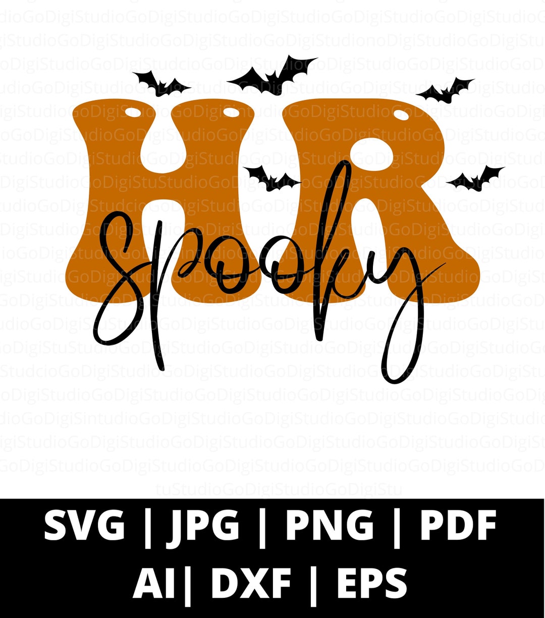 HR Halloween Svg, Spooky Hr Svg, HR Svg, HR Png, Hr Manager Svg, Hr ...