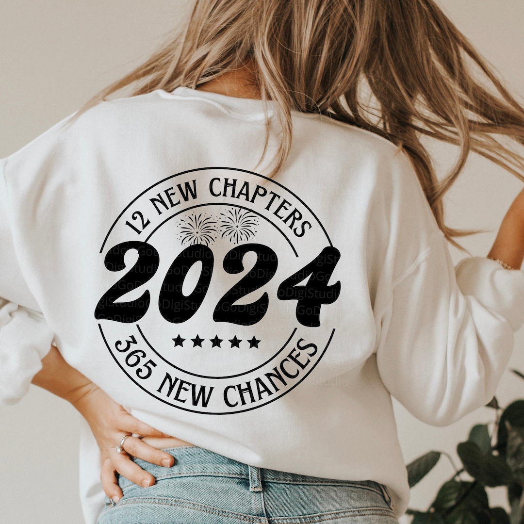 12 New Chapters 365 New Chances 2024 Svg Png Happy New Year - Etsy