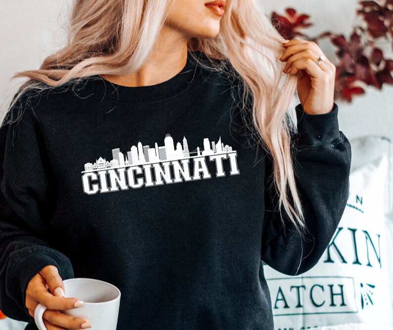 Cincinnati Svg Png and Cut Files for Cricut, Cincinnati Skyline Svg ...