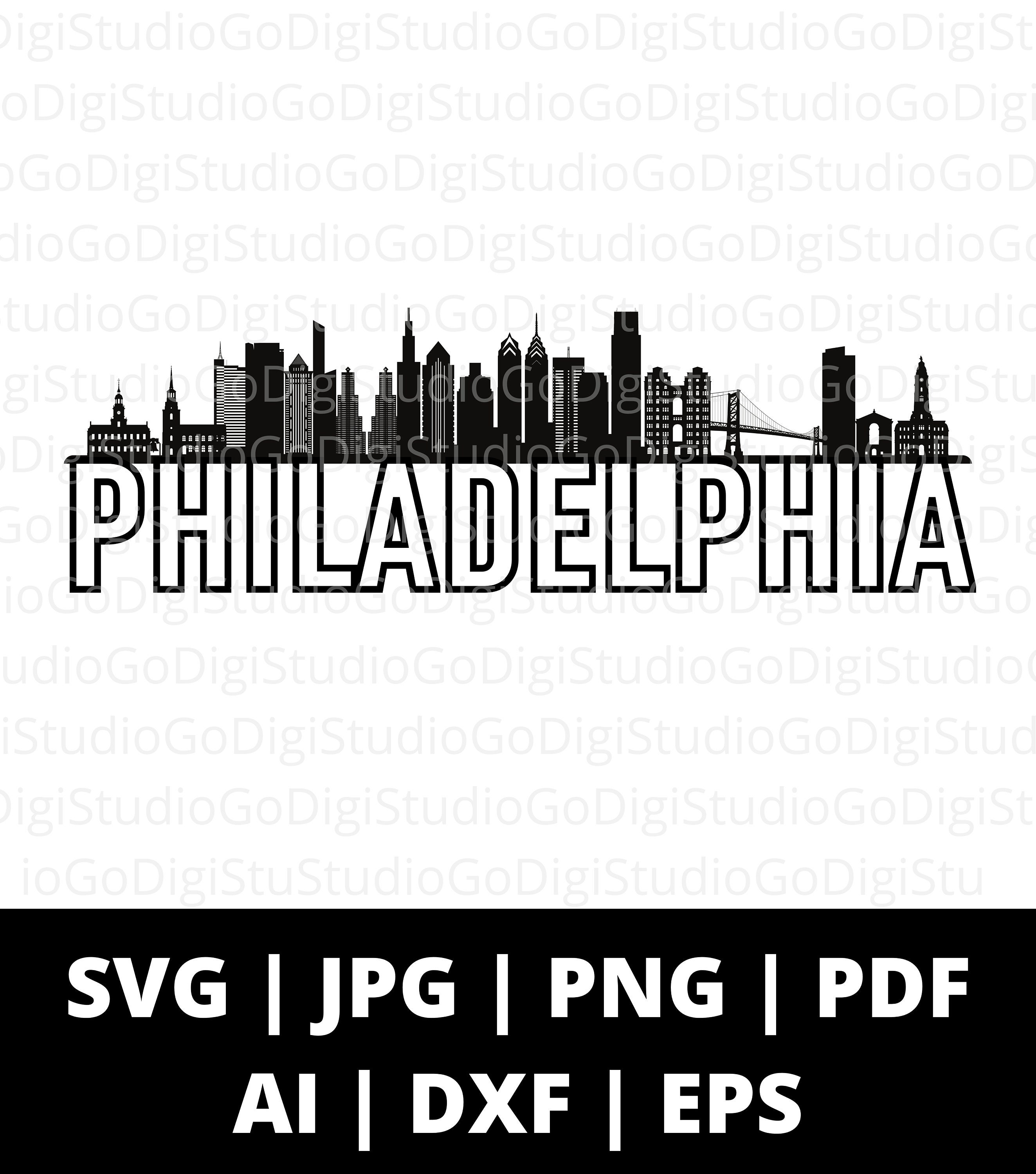 Philadelphia Svg Png and Cut Files for Cricut Philly Svg - Etsy Ireland