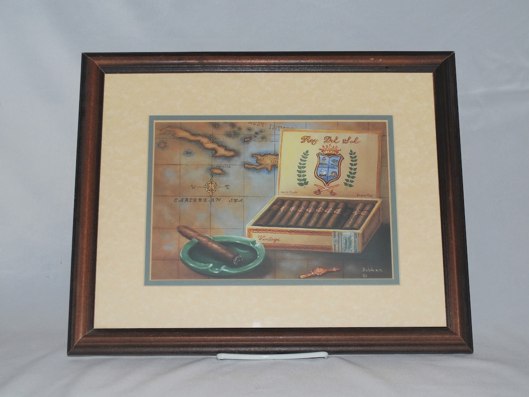 Vintage Cigar Art - Etsy