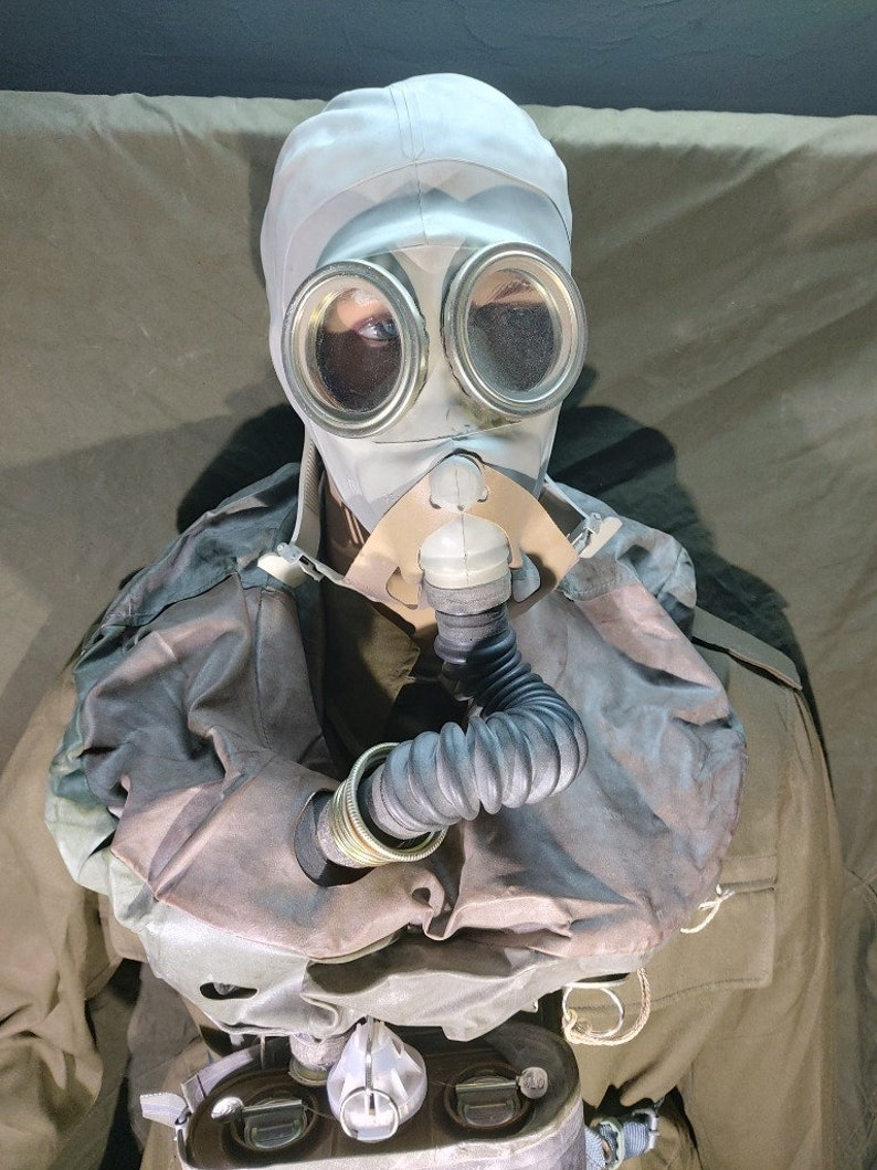 Gas Mask IP 5 Russian Military Rebreather Gray Soviet Complete - Etsy