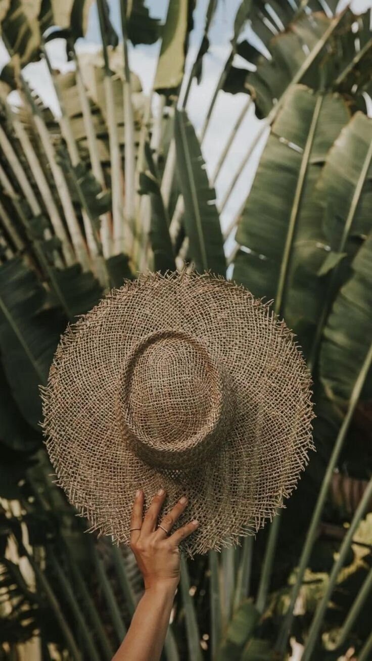 100% Handwoven Natural Seagrass Straw Hat Elegant Women - Etsy