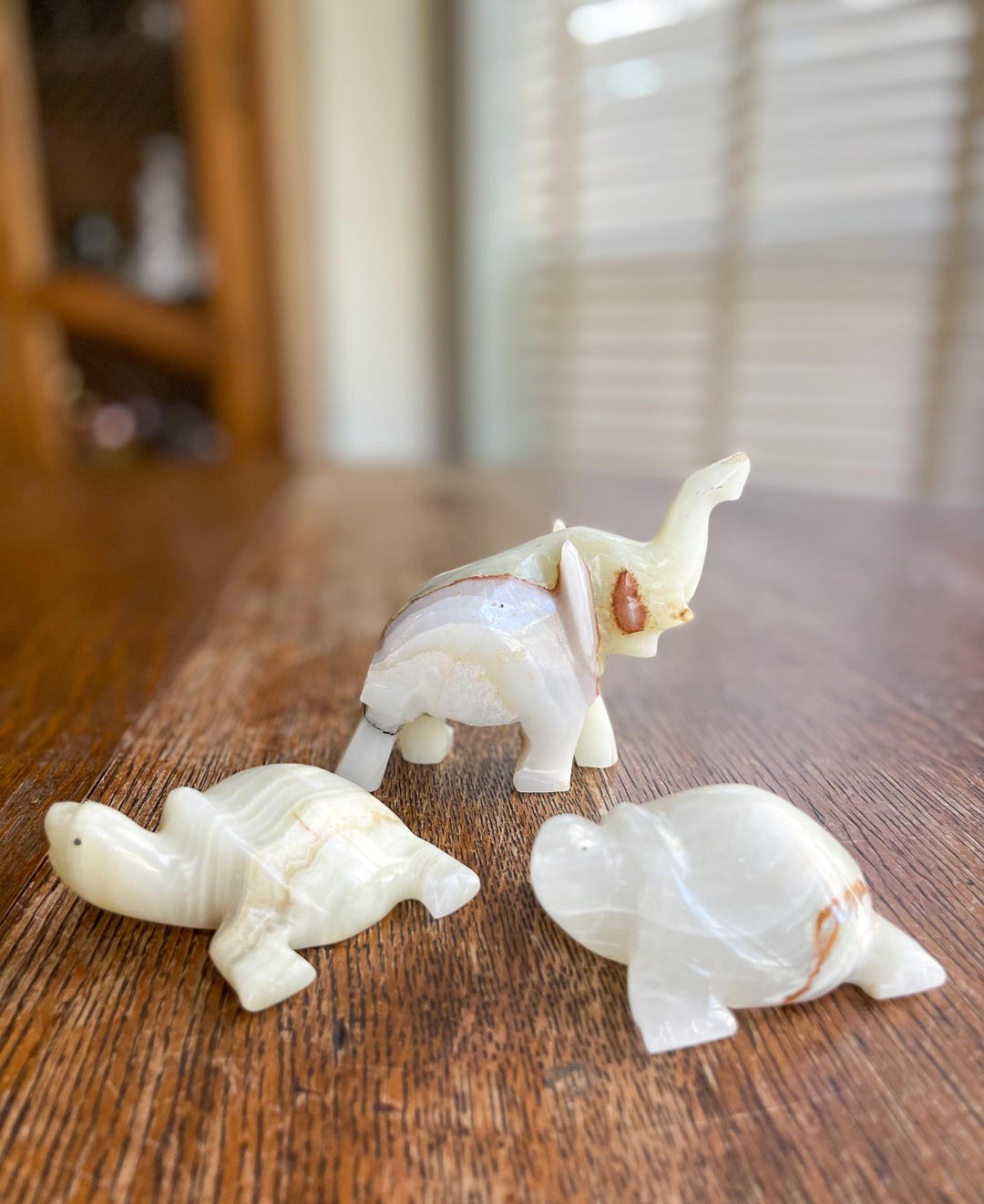 Vintage Carved Onyx Animal Figurines, Pakistan Stone Collectibles - Etsy