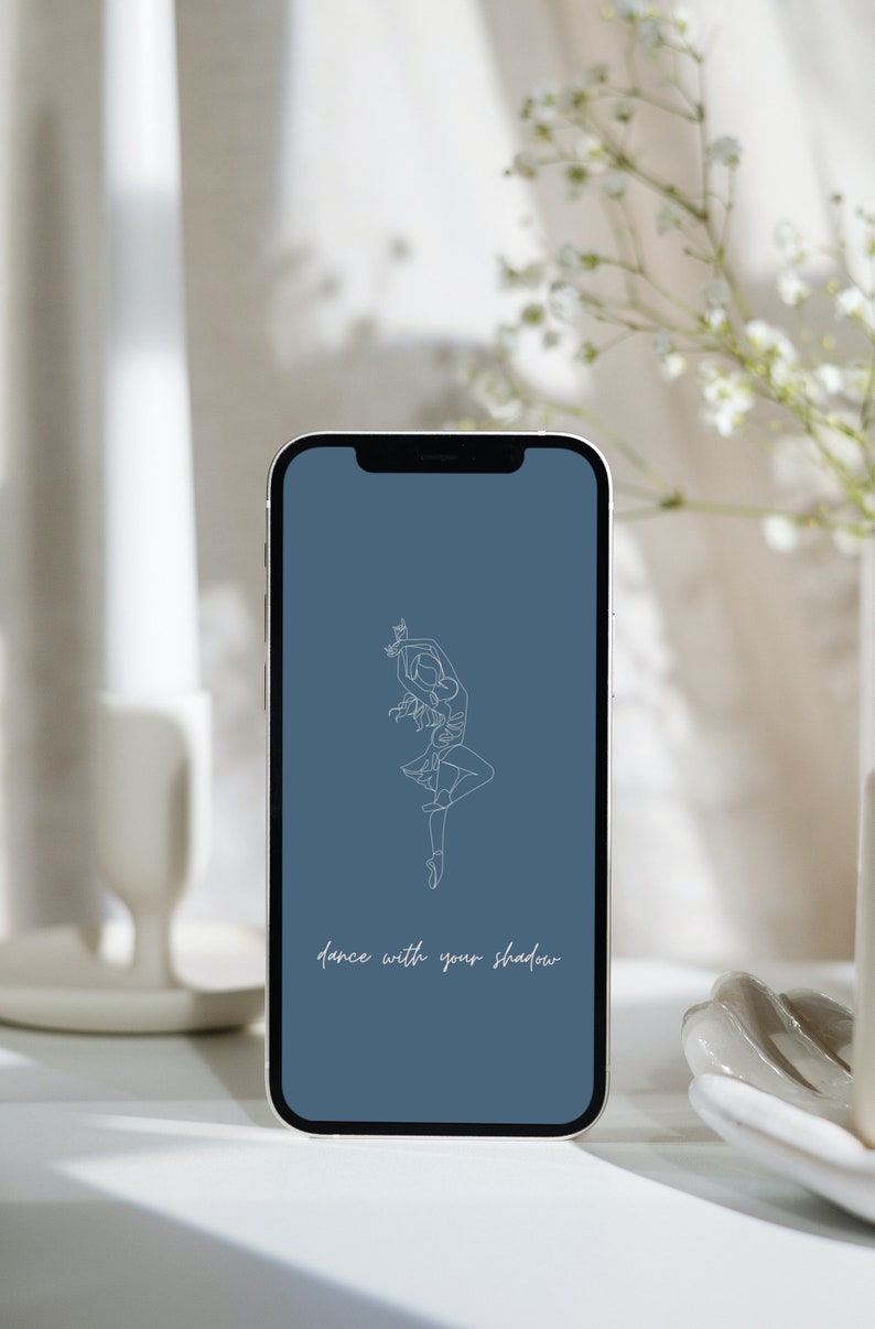 Dance With You Shadow Phone Wallpaper Digital Download iPhone Android ...