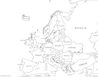 Blank Map Of Europe 1942