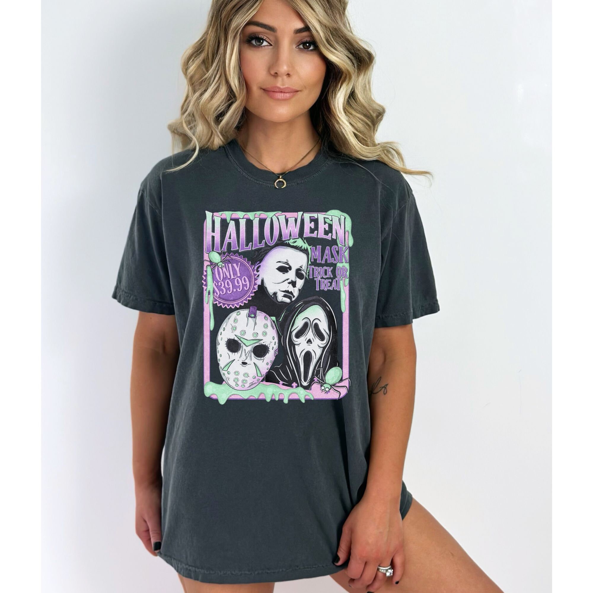 Horror Halloween Shirts Horror Movie Shirt Comfort Colors - Etsy