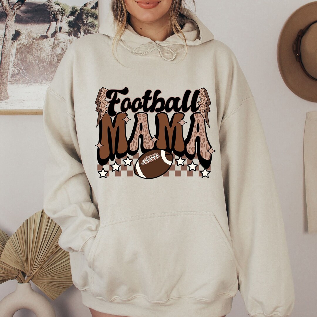 Football Mama Hoodie Football Mom Hoodies Football Mom - Etsy