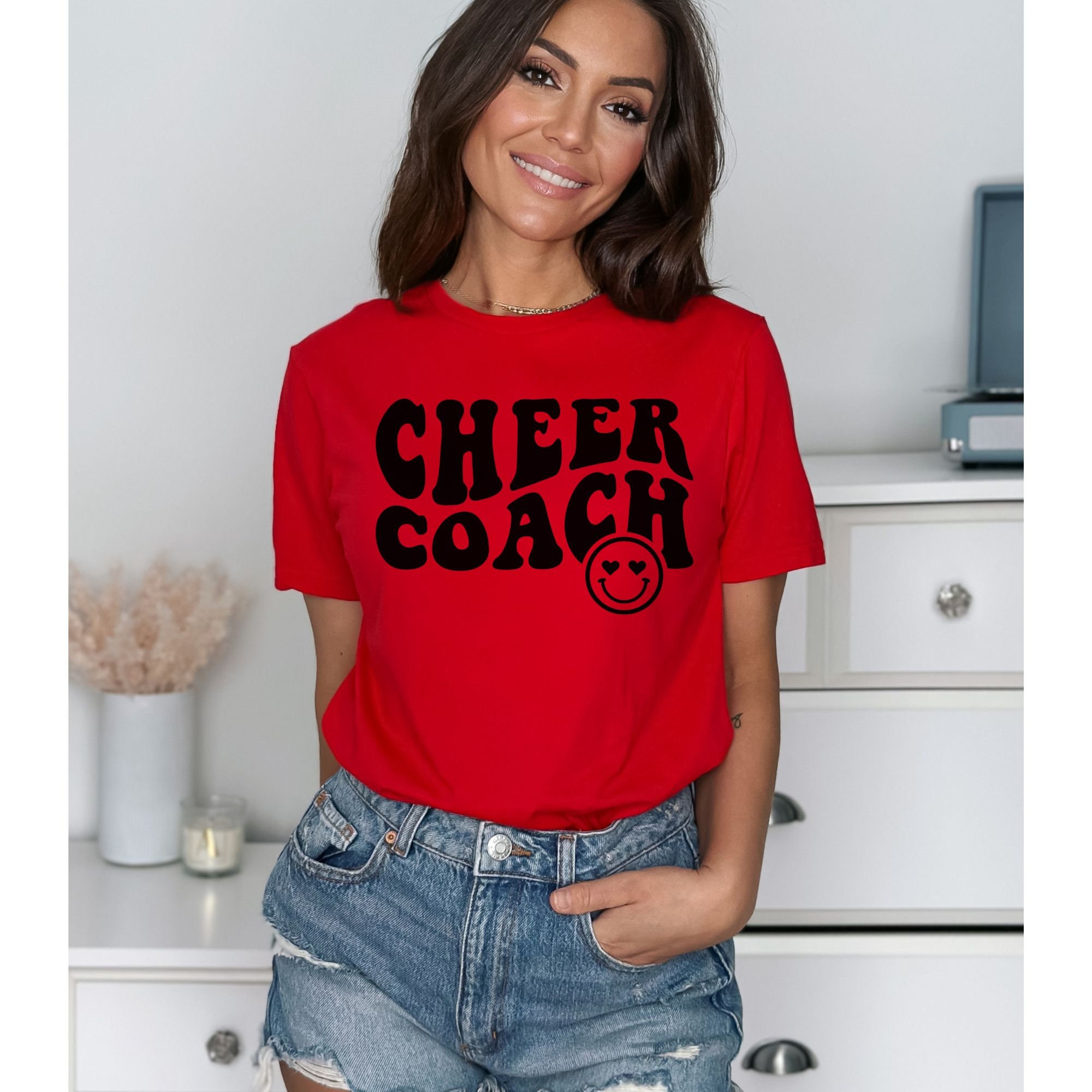 Cheer Coach Camisa Cheerleading Coach Camiseta Competitiva Cheerleader ...