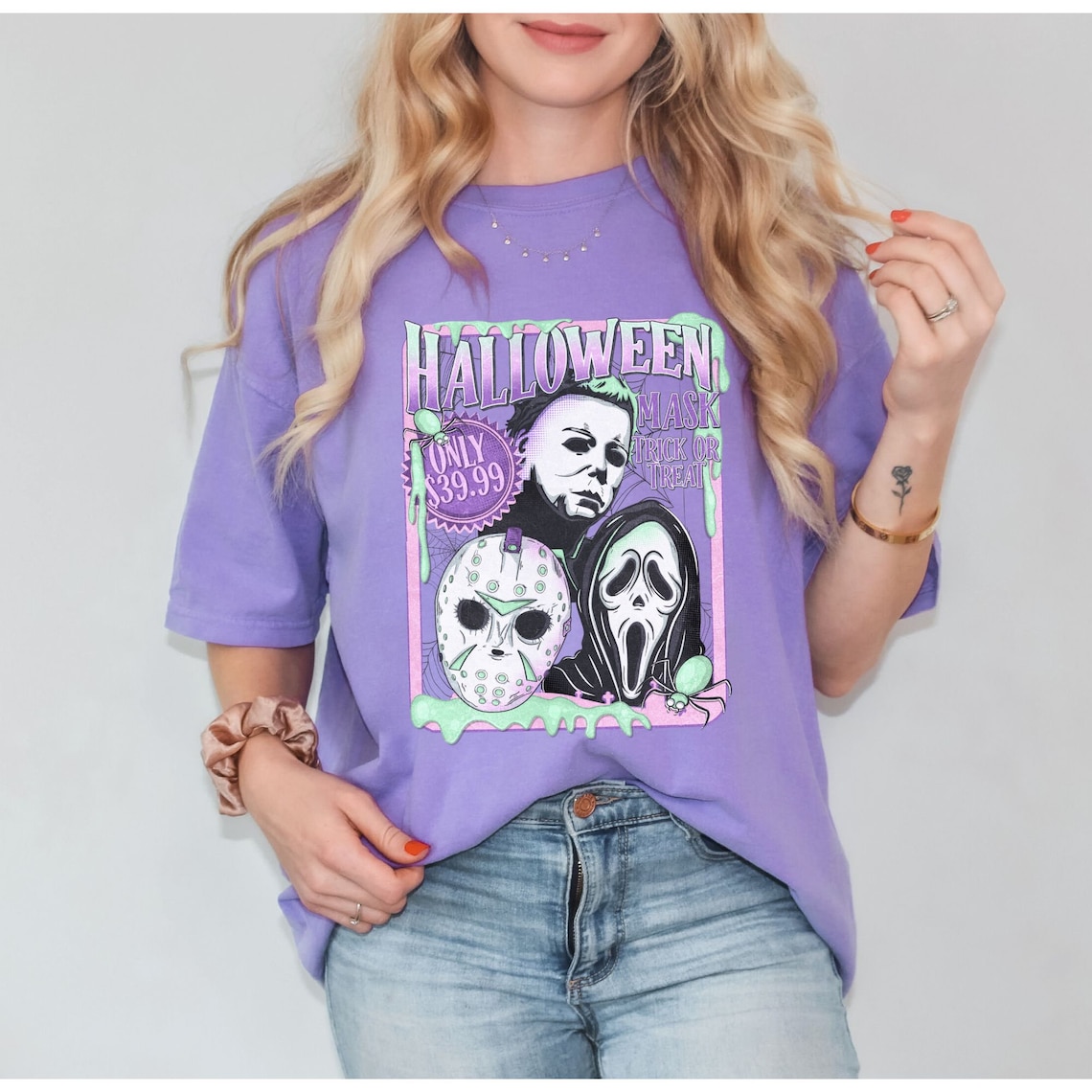 Horror Halloween Shirts Horror Movie Shirt Comfort Colors - Etsy