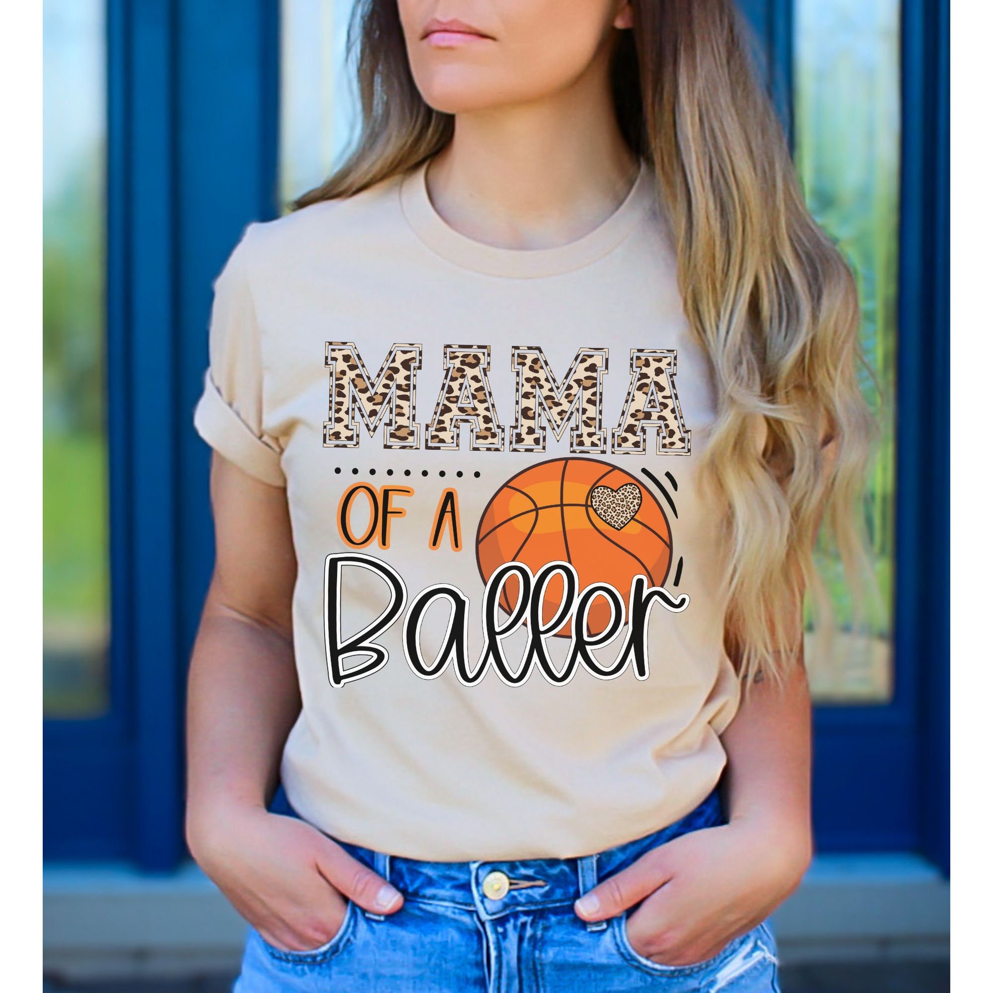 Mama of A Baller Basketball Mom Shirt Basketball Mama Shirt Mom ...