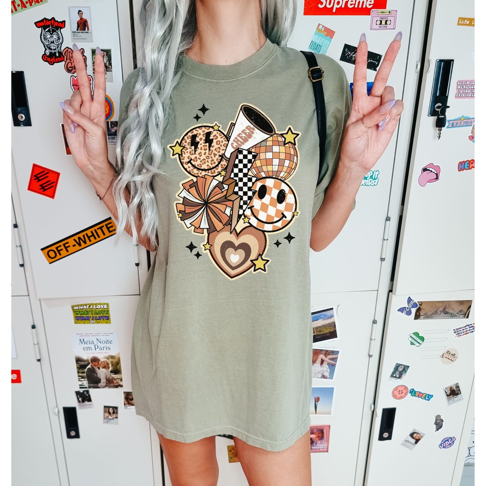 Retro Cheer Shirt Fall Cheerleading Shirt Preppy Cheerleader Shirt ...