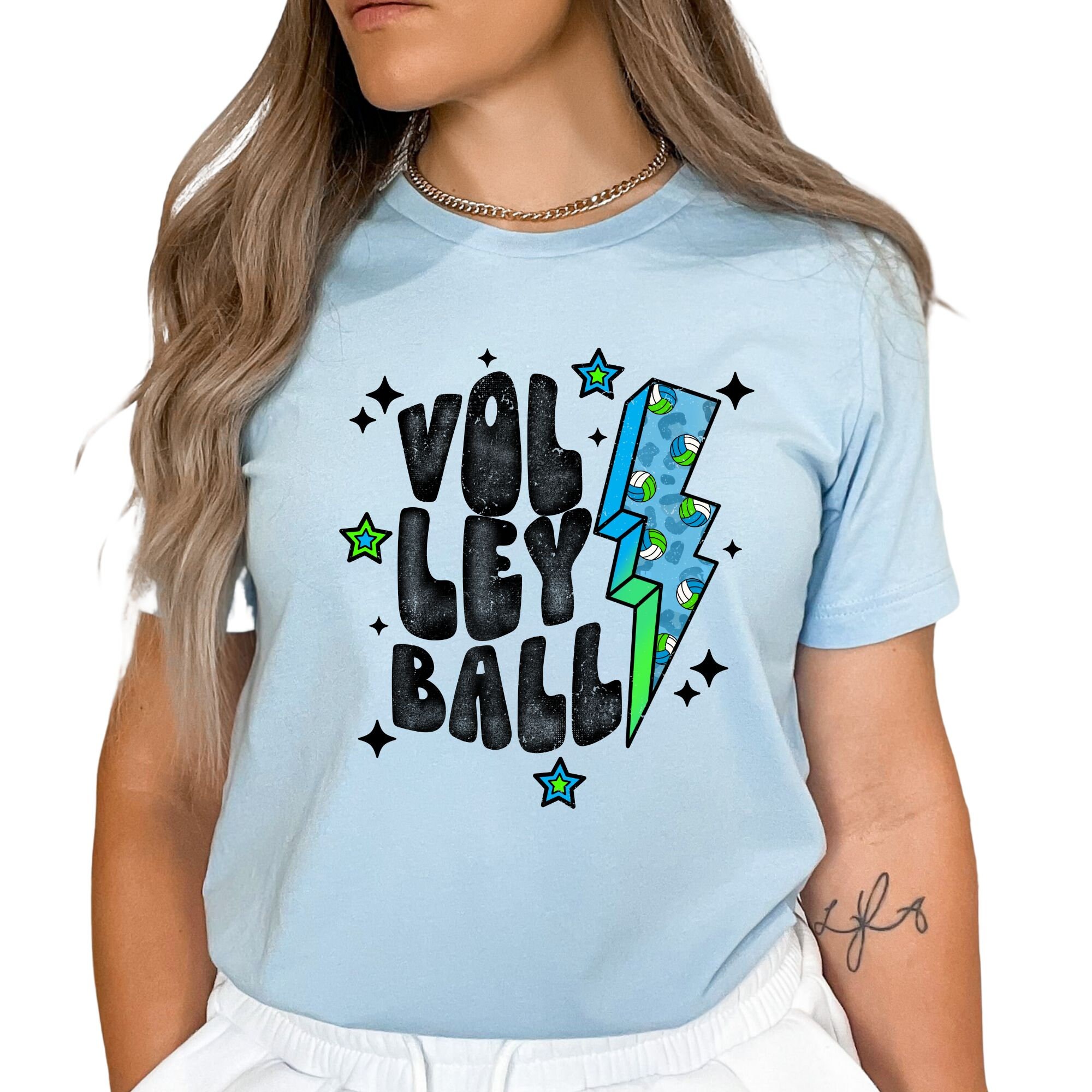 Volleyball Shirt Retro Volleyball Tee Oversized Game Day Tees Player ...