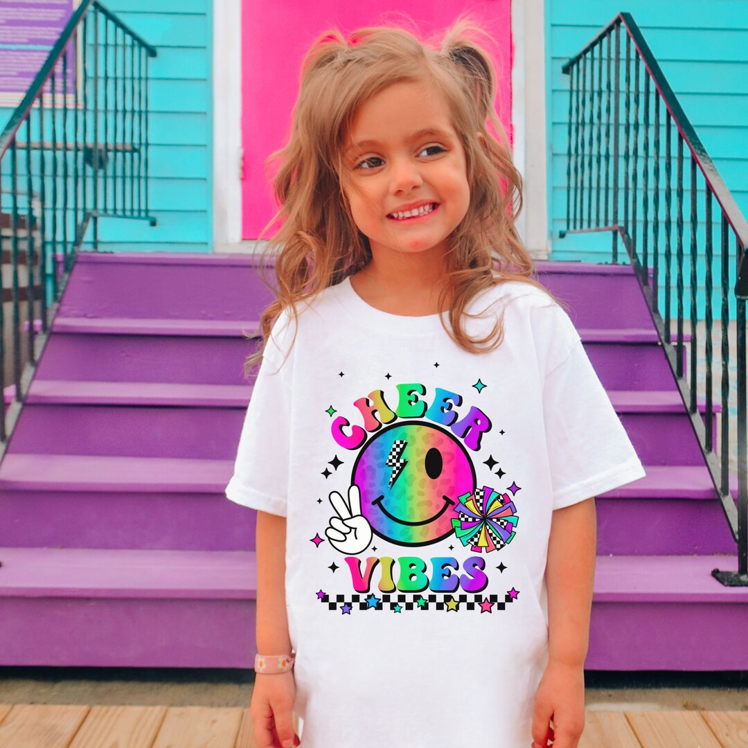 Comfort Colors Girls Cheer Shirt Gift for Cheerleader Cheer Birthday ...