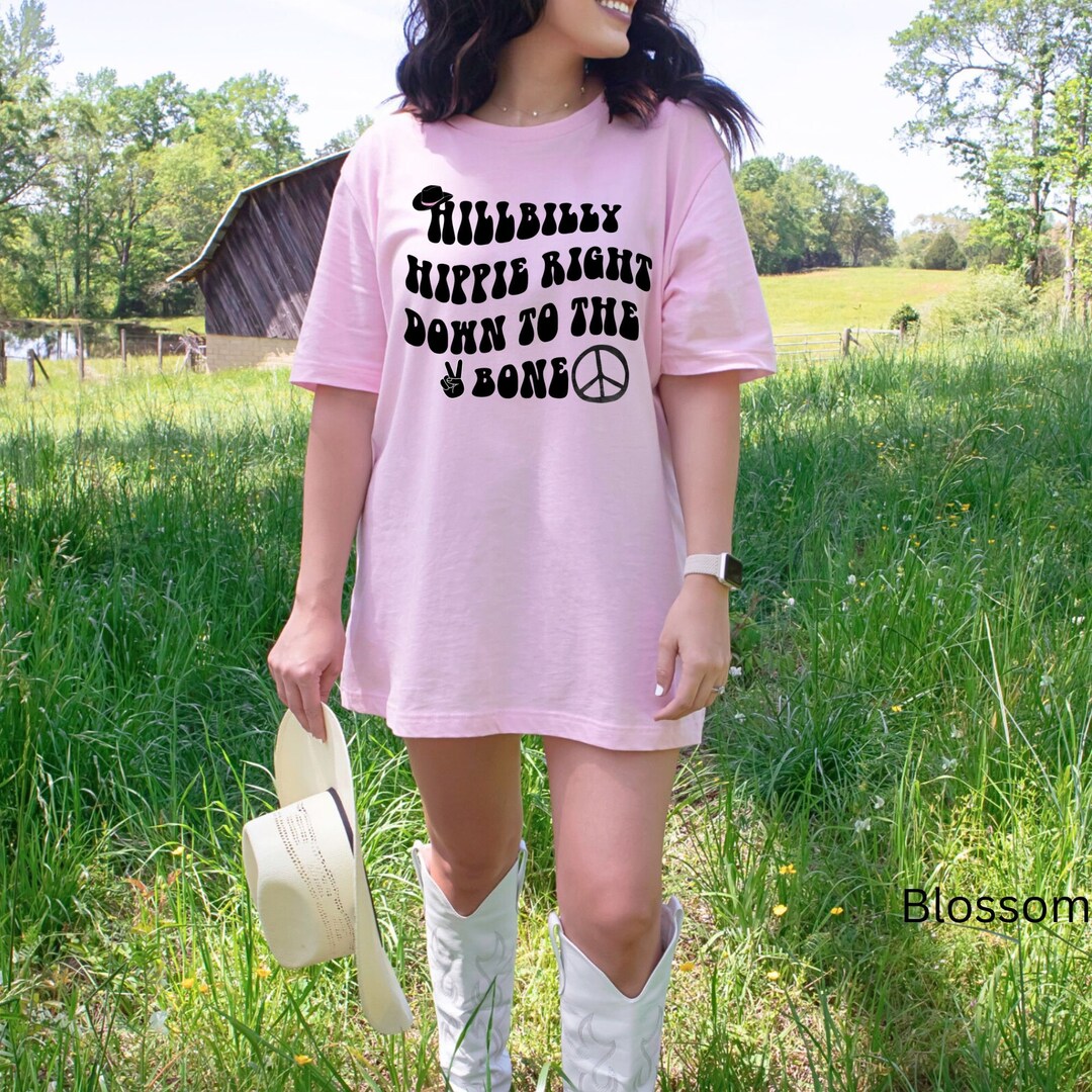 Hillbilly Hippie Shirt Country Music Tshirt Comfort Colors - Etsy
