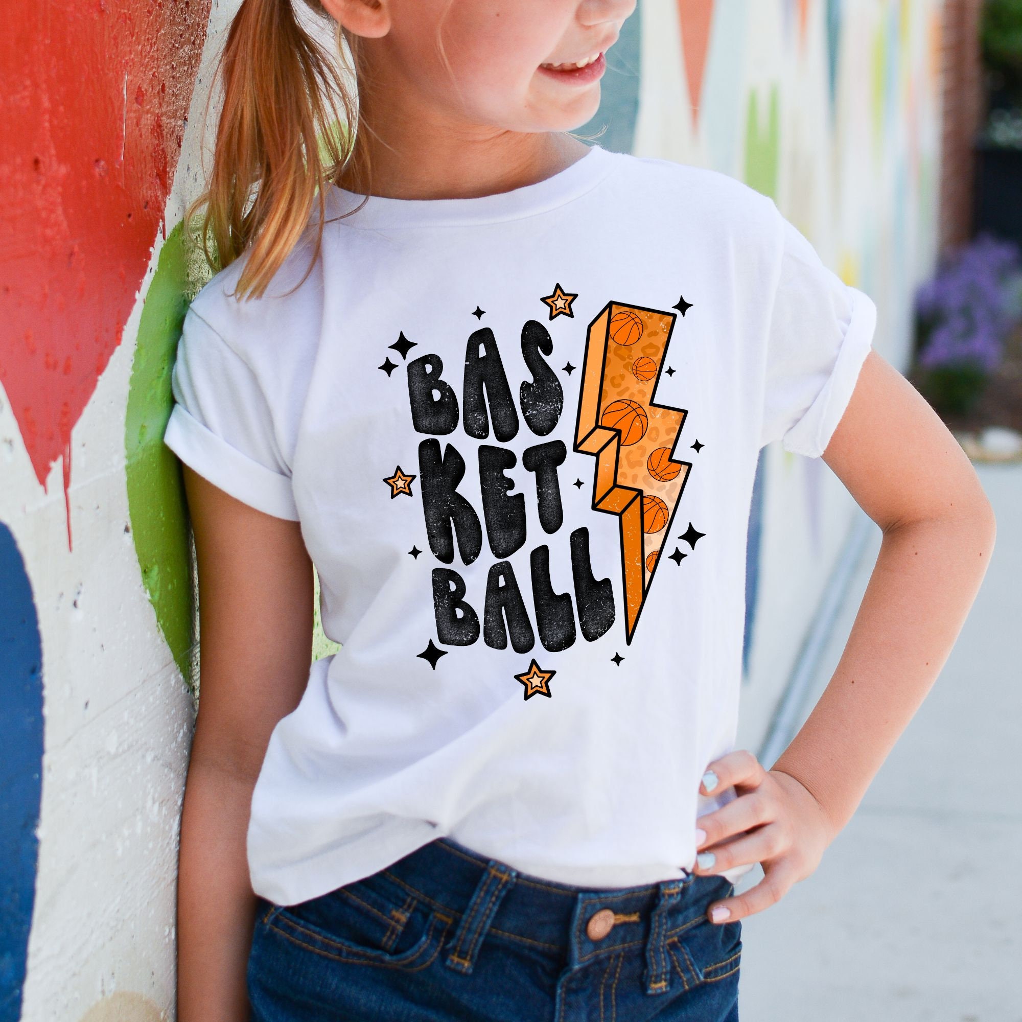 Kids Basketball Shirt Girls Player Gift Youth Basketball T-shirt ...