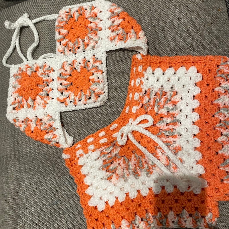 2 Piece Crochet Set - Etsy