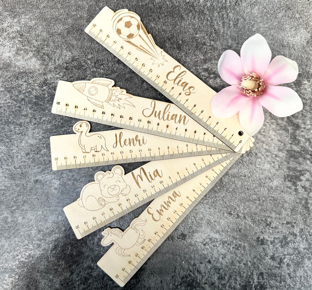 Ruler for Starting School/first Day of School/wooden School Children ...