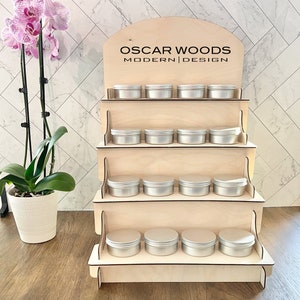 Tiered Display 13.5 Wide With 4 Deep Shelf. 4 & 3 - Etsy