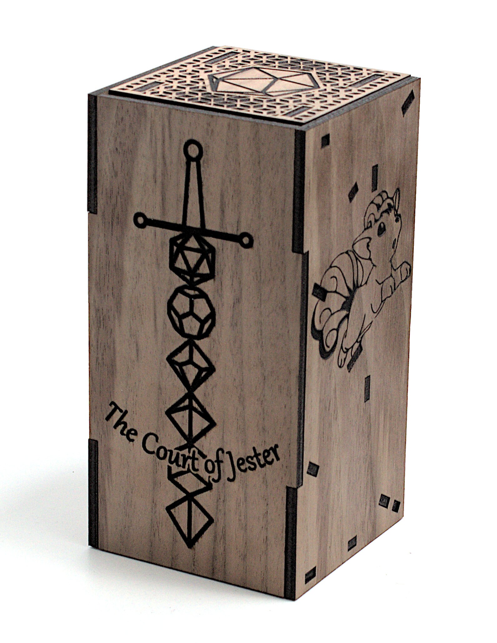 Customizable Laser Cut Dice Tower - Etsy