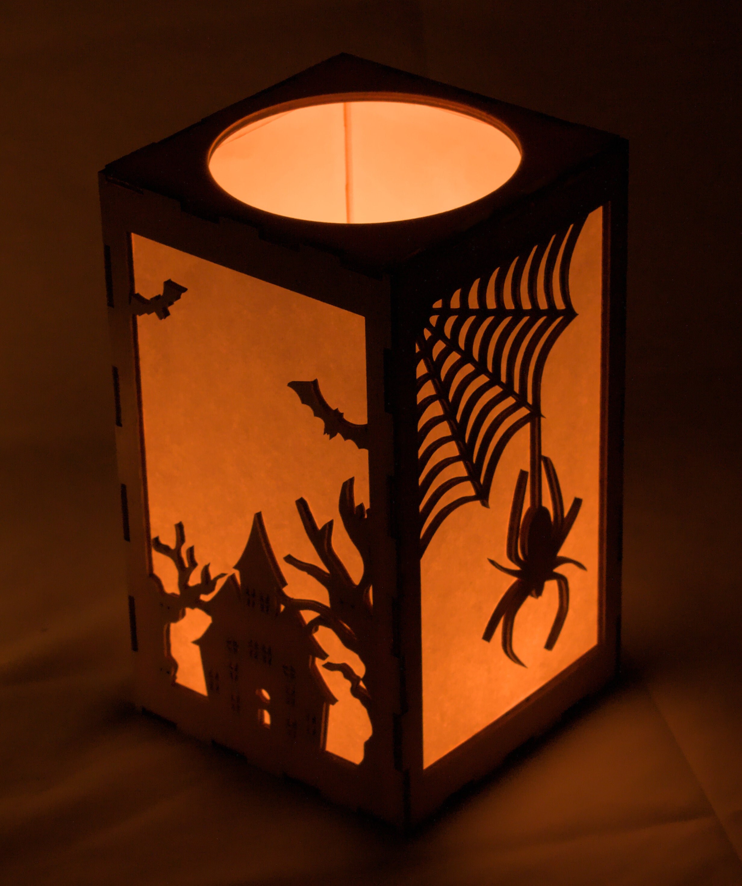Laser Cut Halloween Lantern Cut Files (DXF, SVG) - Etsy
