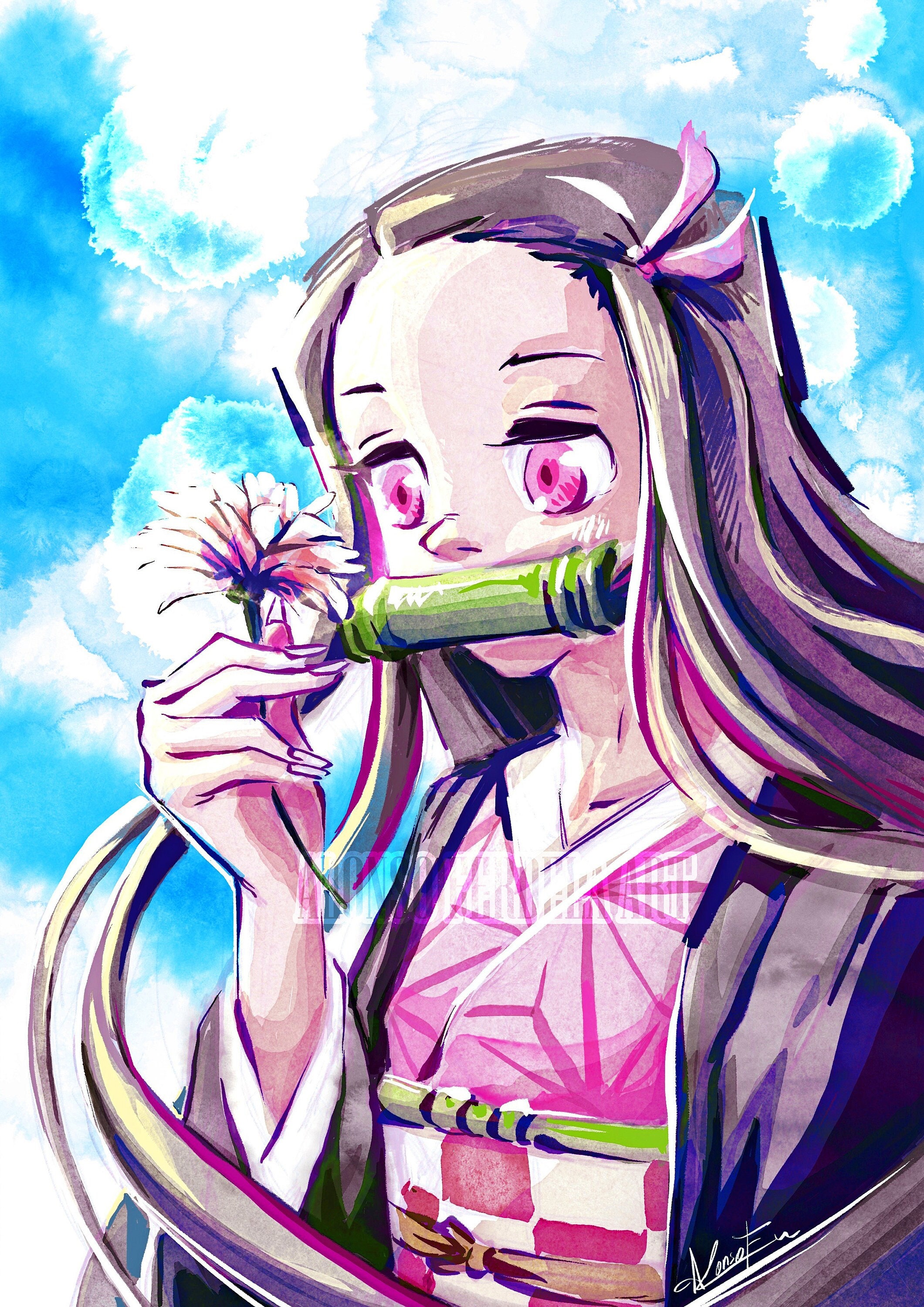 Nezuko [demon Slayer] Art Print - Etsy Australia