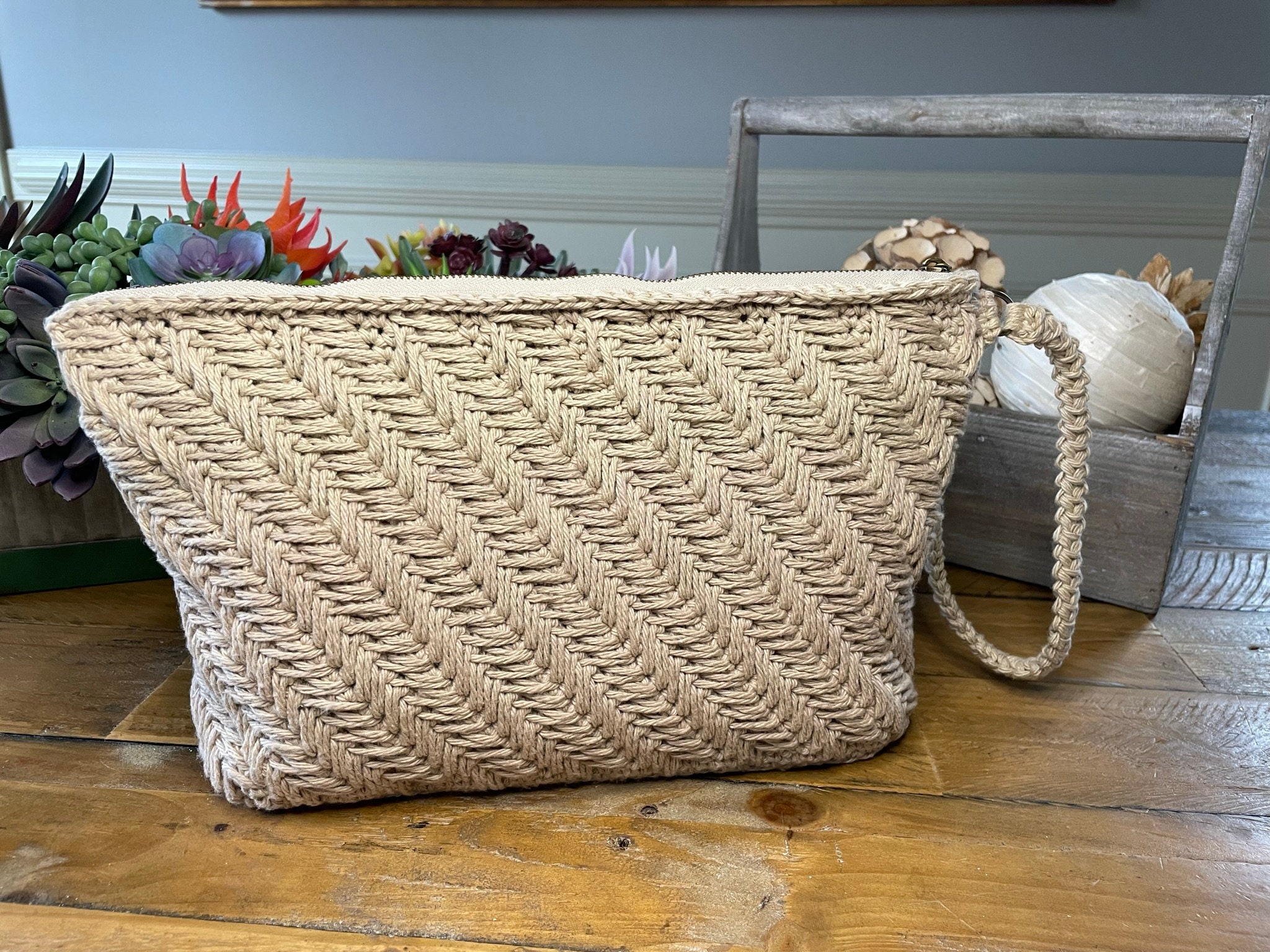Diagonal Chevron Clutch Crochet Pattern With Video Tutorials - Etsy