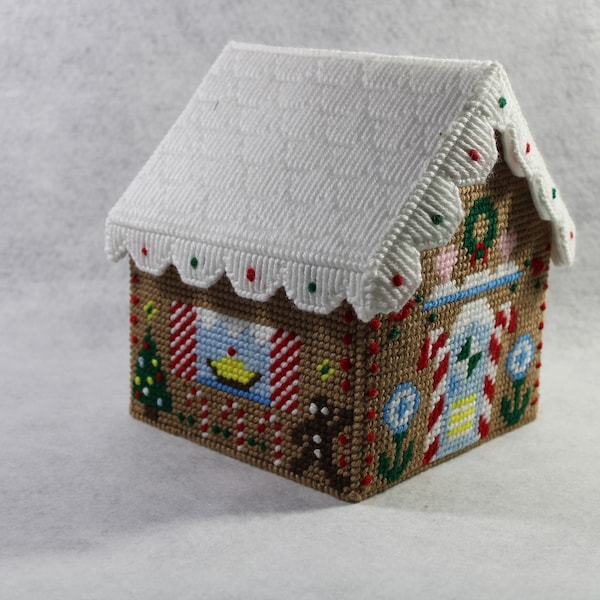 Plastic Canvas Gingerbread House - Etsy