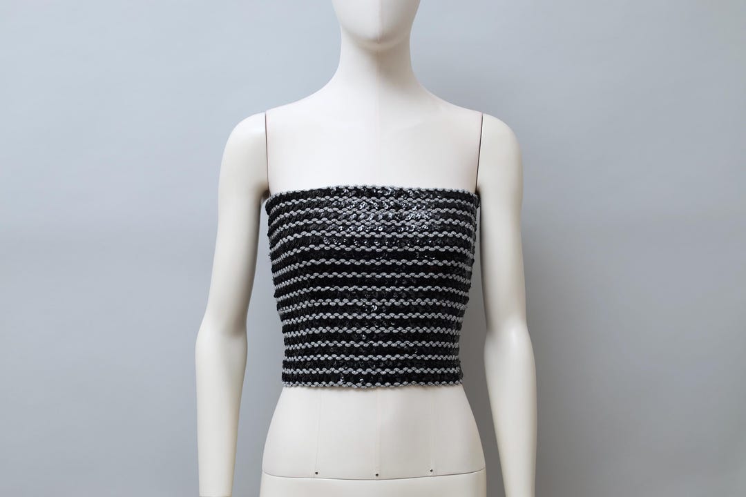 1980s J.francois Charles Piero Panchetti Metallic Thread and Sequin ...