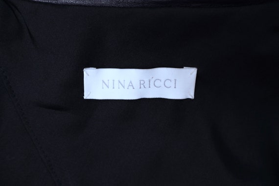 2000s Nina Ricci by Olivier Theyskens dark violet lam… - Gem