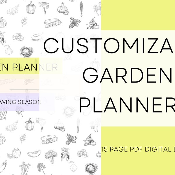 Vegetable Growing Guide - Etsy